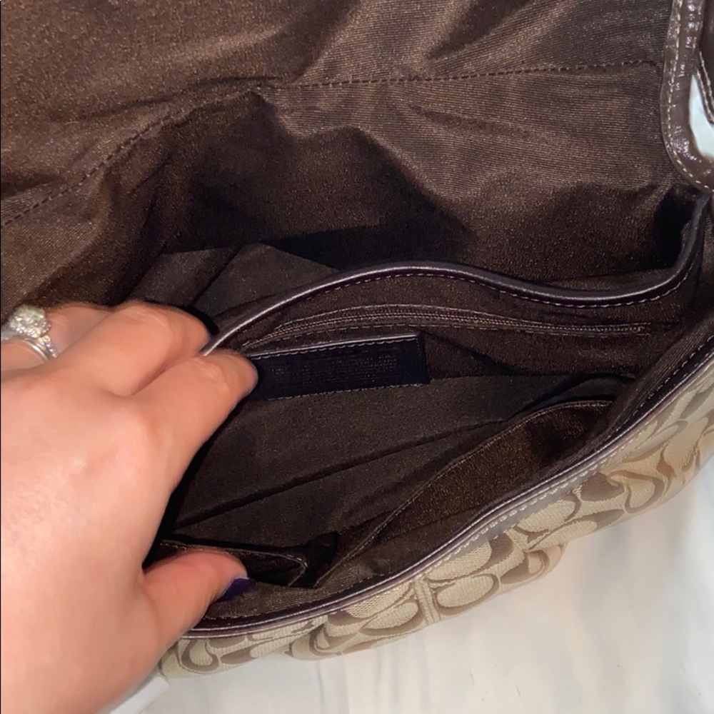 Coach Signature Collection Hobo Shoulder Purse - Gem